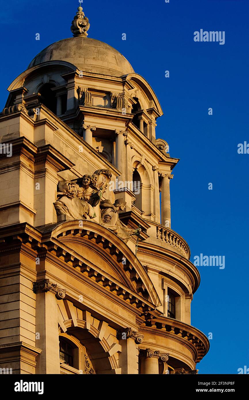 OLD WAR OFFICE, Whitehall, London. Neo-Baroque building. Detailed view ...