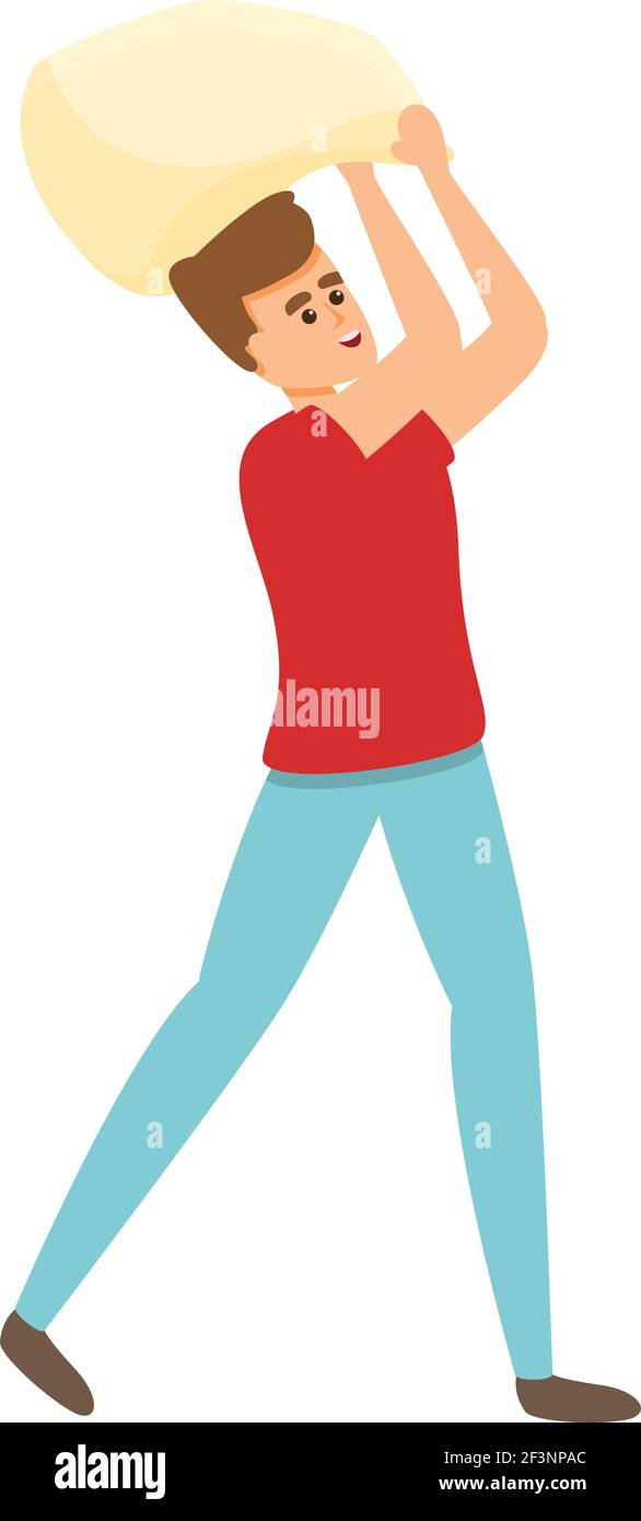 Energy playing boy icon. Cartoon of energy playing boy vector icon for ...