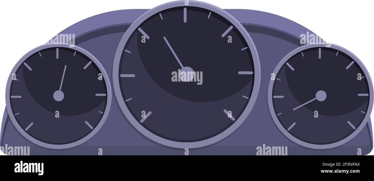 Car sport dashboard icon. Cartoon of Car sport dashboard vector icon ...