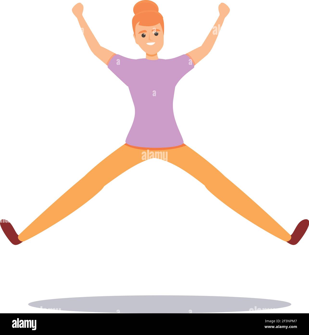 Hyperactive child icon. Cartoon of hyperactive child vector icon for ...