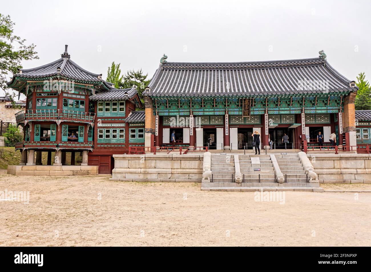 Seoul, South Korea. 31th May, 2017. Octagonal two-story pavilion ...