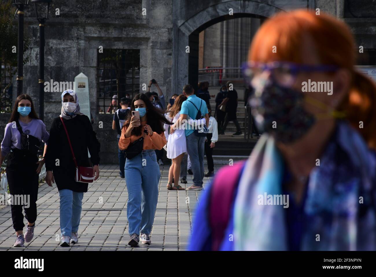 Daily life in Istanbul Stock Photo - Alamy