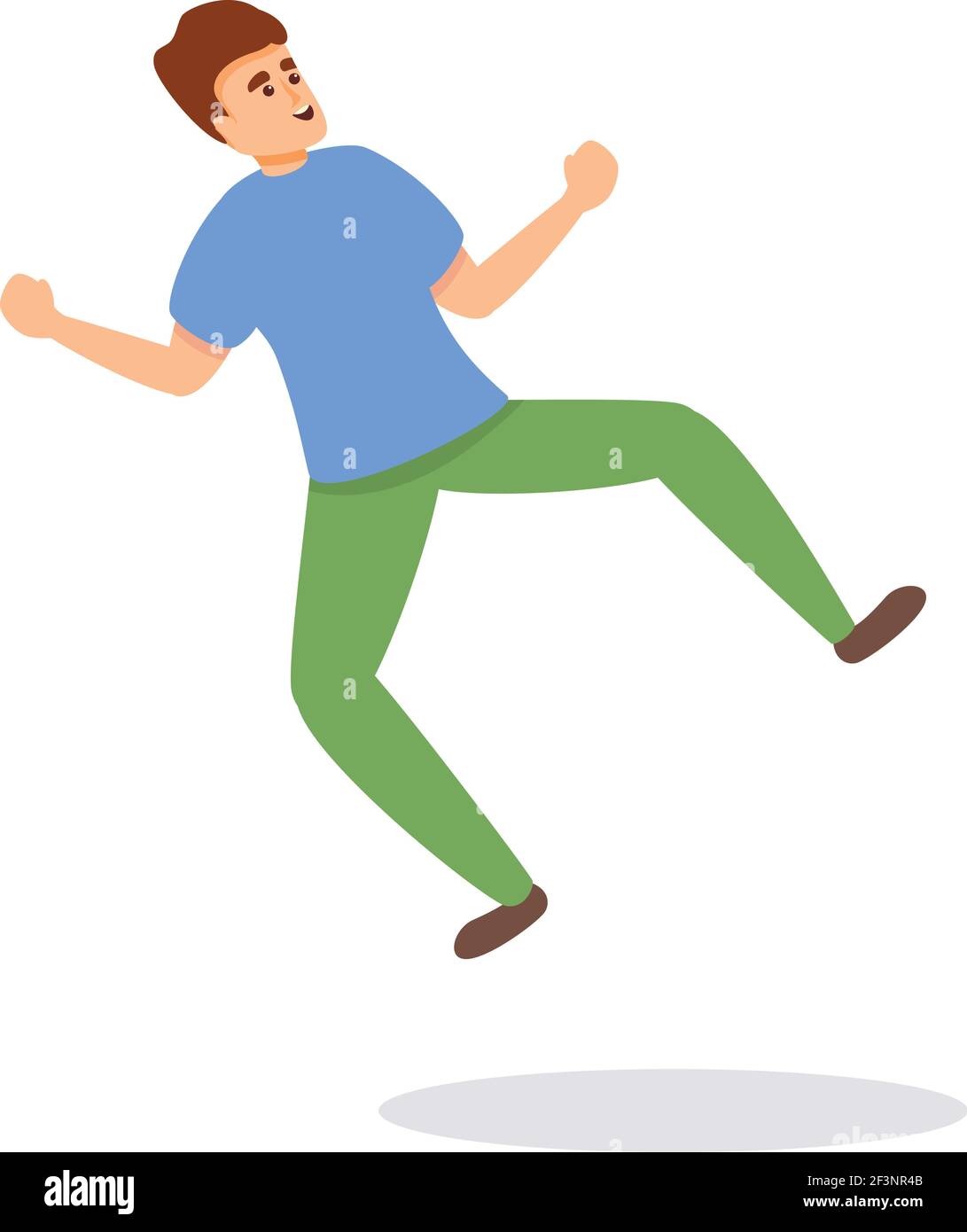 Energetic boy icon. Cartoon of energetic boy vector icon for web design ...