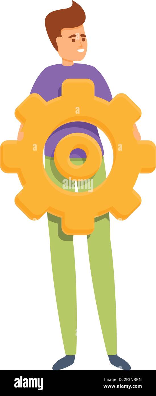 Technical interaction icon. Cartoon of technical interaction vector ...