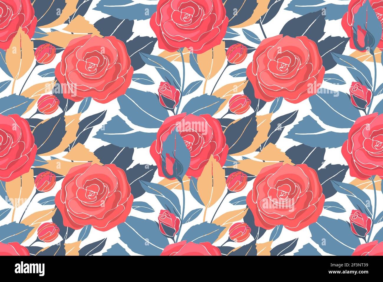 Moroccan rose petals Stock Vector Images - Alamy