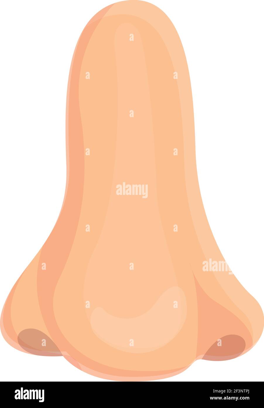 Nose organ sense icon. Cartoon of nose organ sense vector icon for web ...