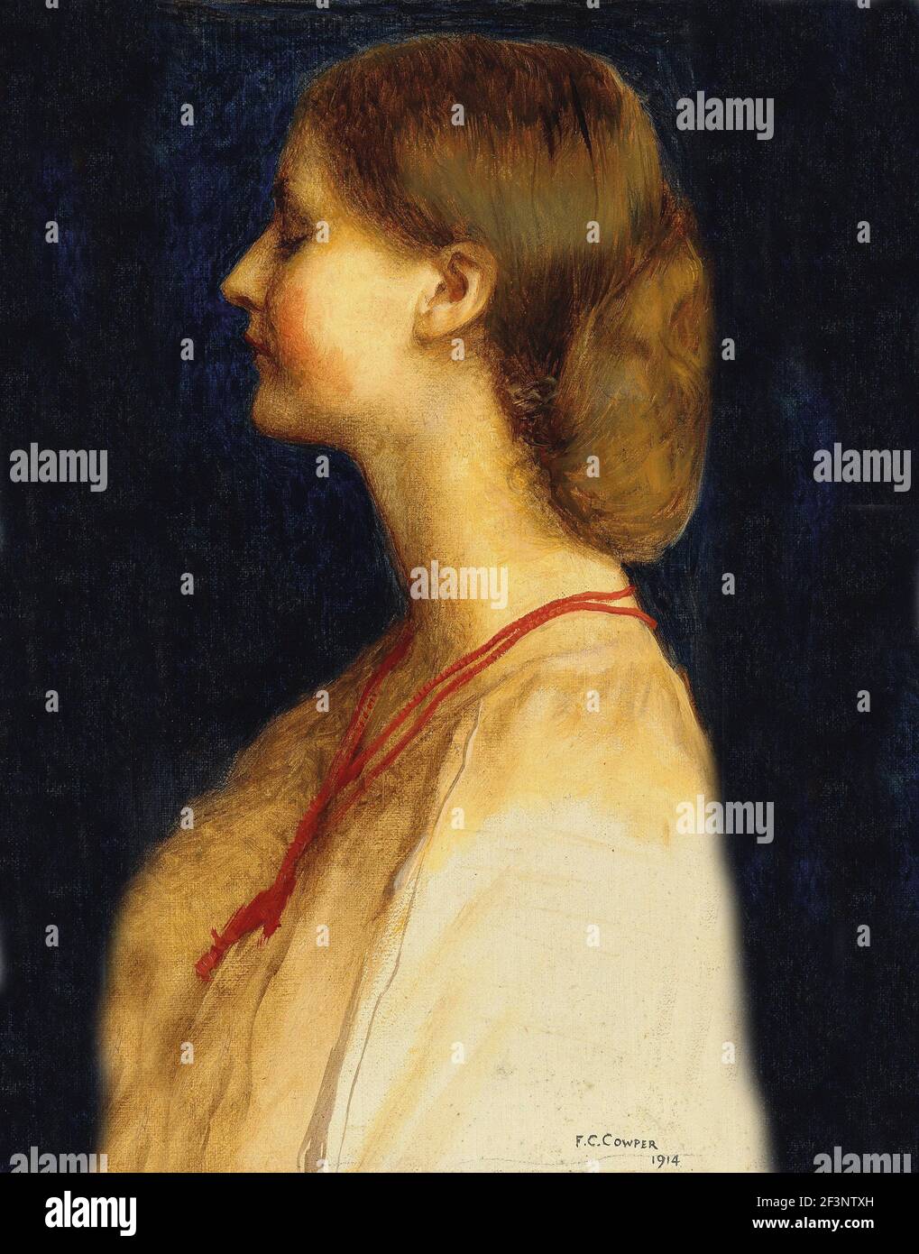 Frank Cadogan Cowper vintage art Stock Photo - Alamy