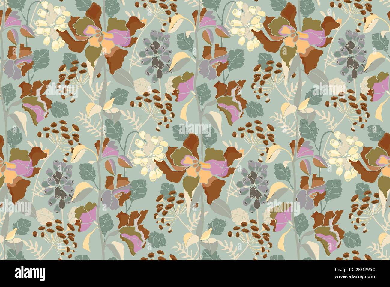 Watercolor butterflies flowers spring Stock Vector Images - Alamy