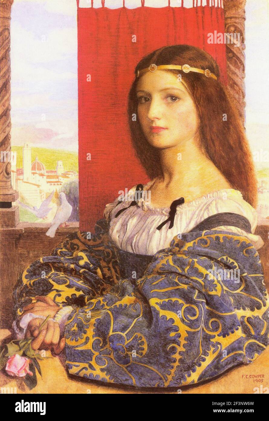 Frank Cadogan Cowper vintage art Stock Photo - Alamy