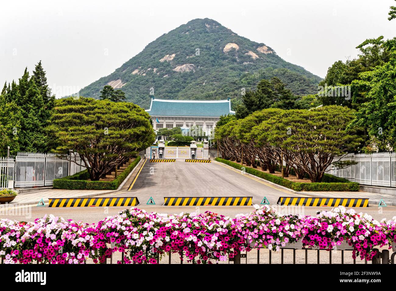 Seoul, South Korea. 31th May, 2017. The Cheong Wa Dae main building, is ...