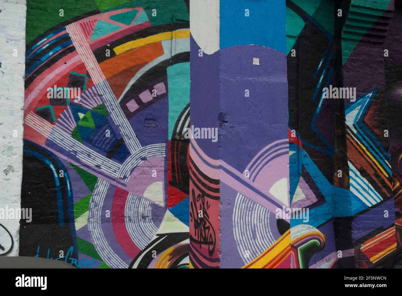 Shoreditch & Hoxton area street art, London, E1, United Kingdom Stock ...