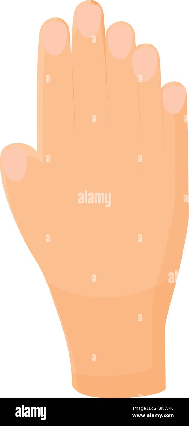 Hand body part icon. Cartoon of hand body part vector icon for web ...