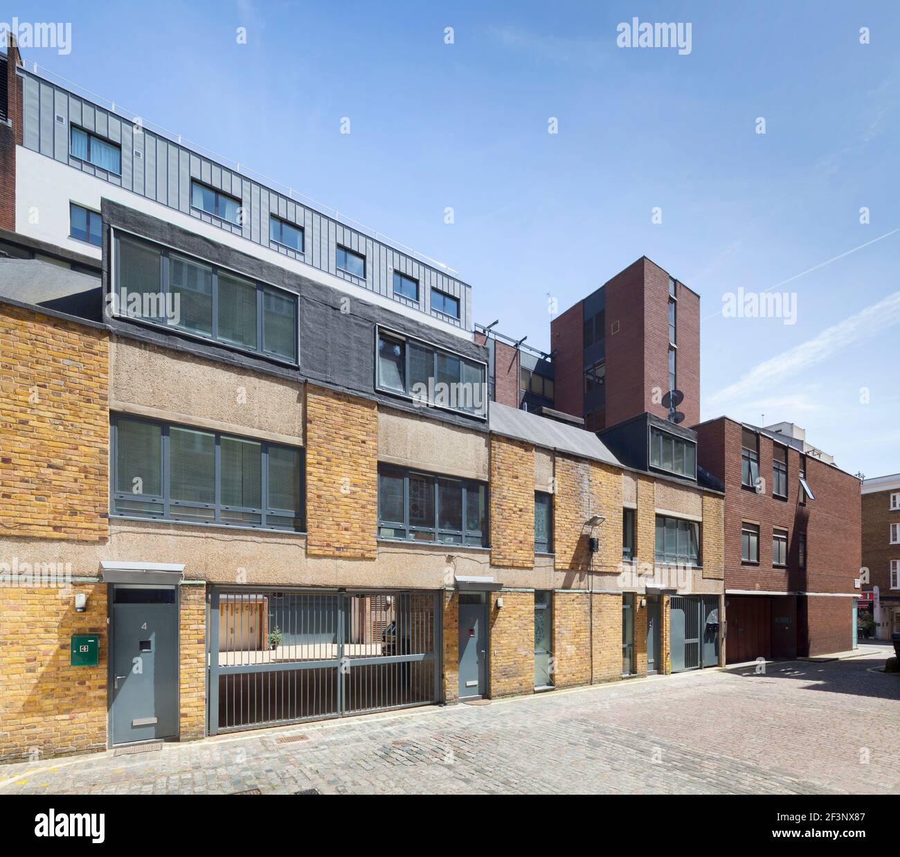 Durweston Mews, 3 mews houses and 2 apartments of social housing Stock ...