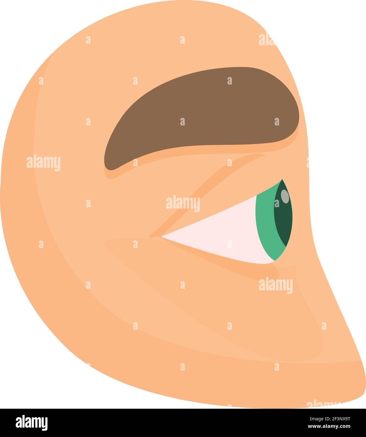 Vision sense icon. Cartoon of vision sense vector icon for web design ...