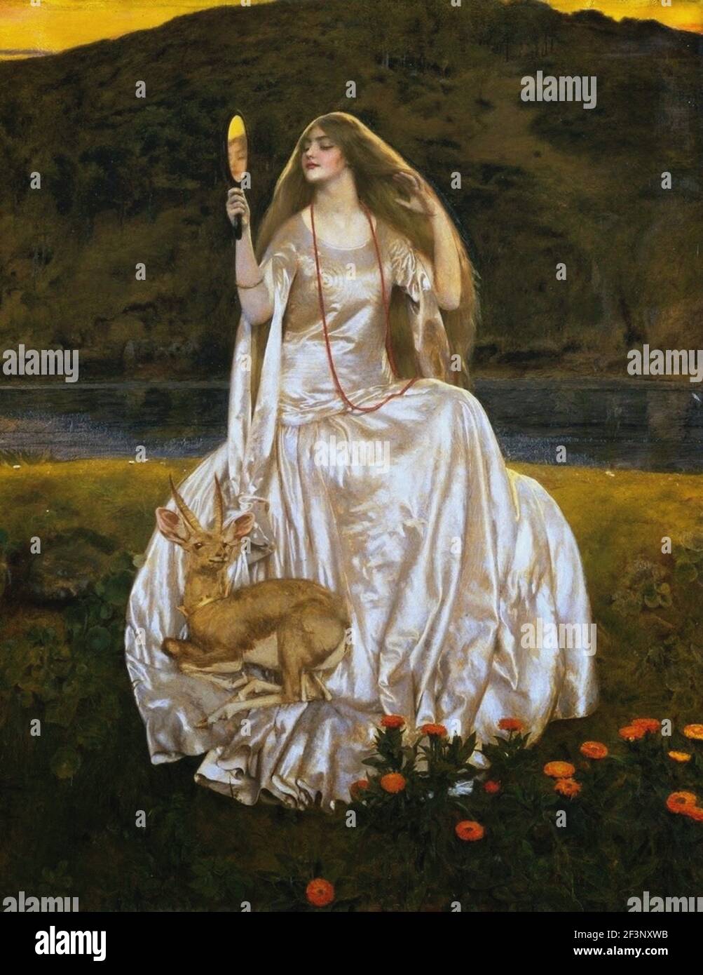 Frank Cadogan Cowper vintage art Stock Photo - Alamy