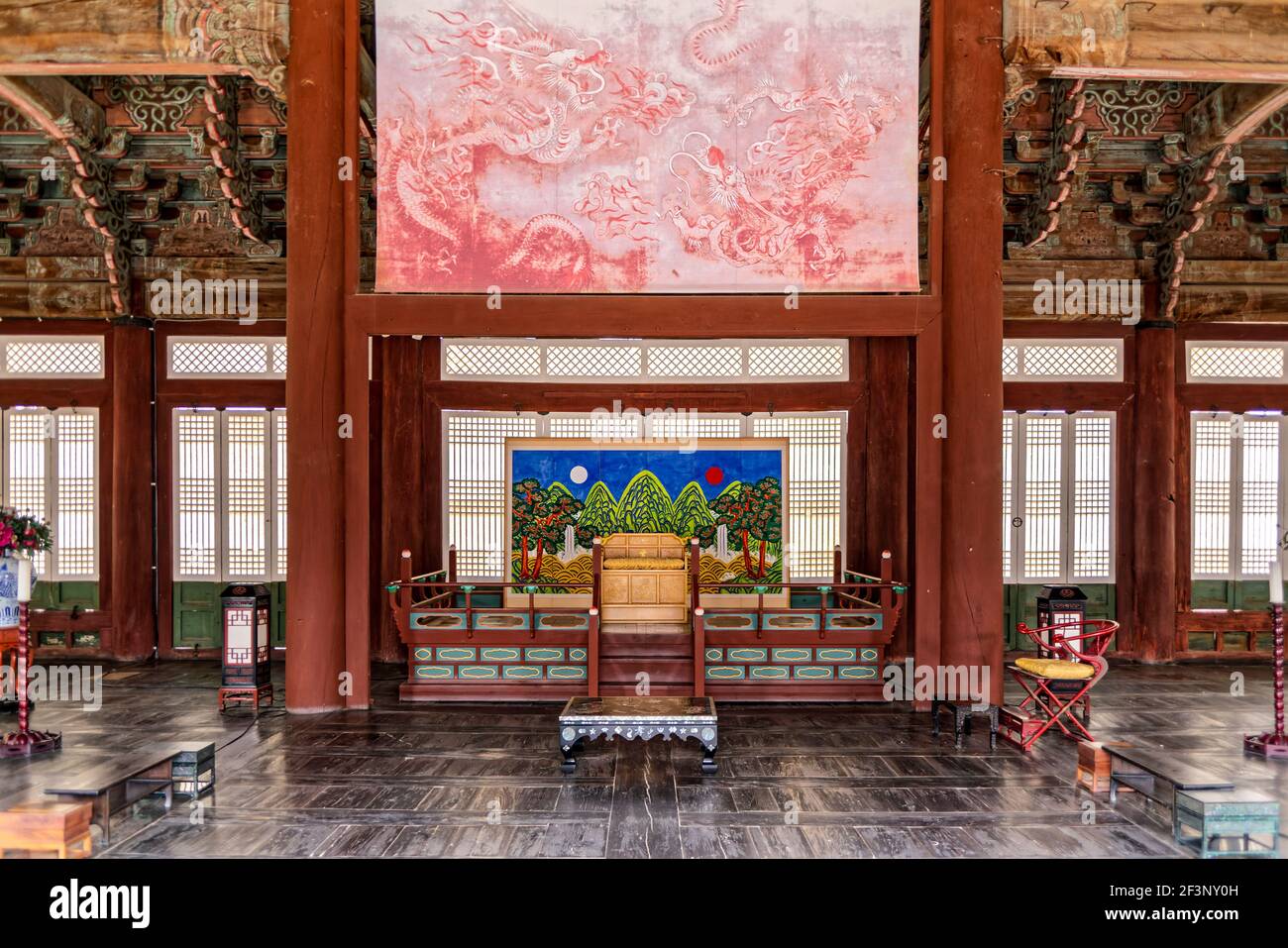 Seoul, South Korea. 31th May, 2017. Sajeongjeon Hall at Gyeongbokgung ...