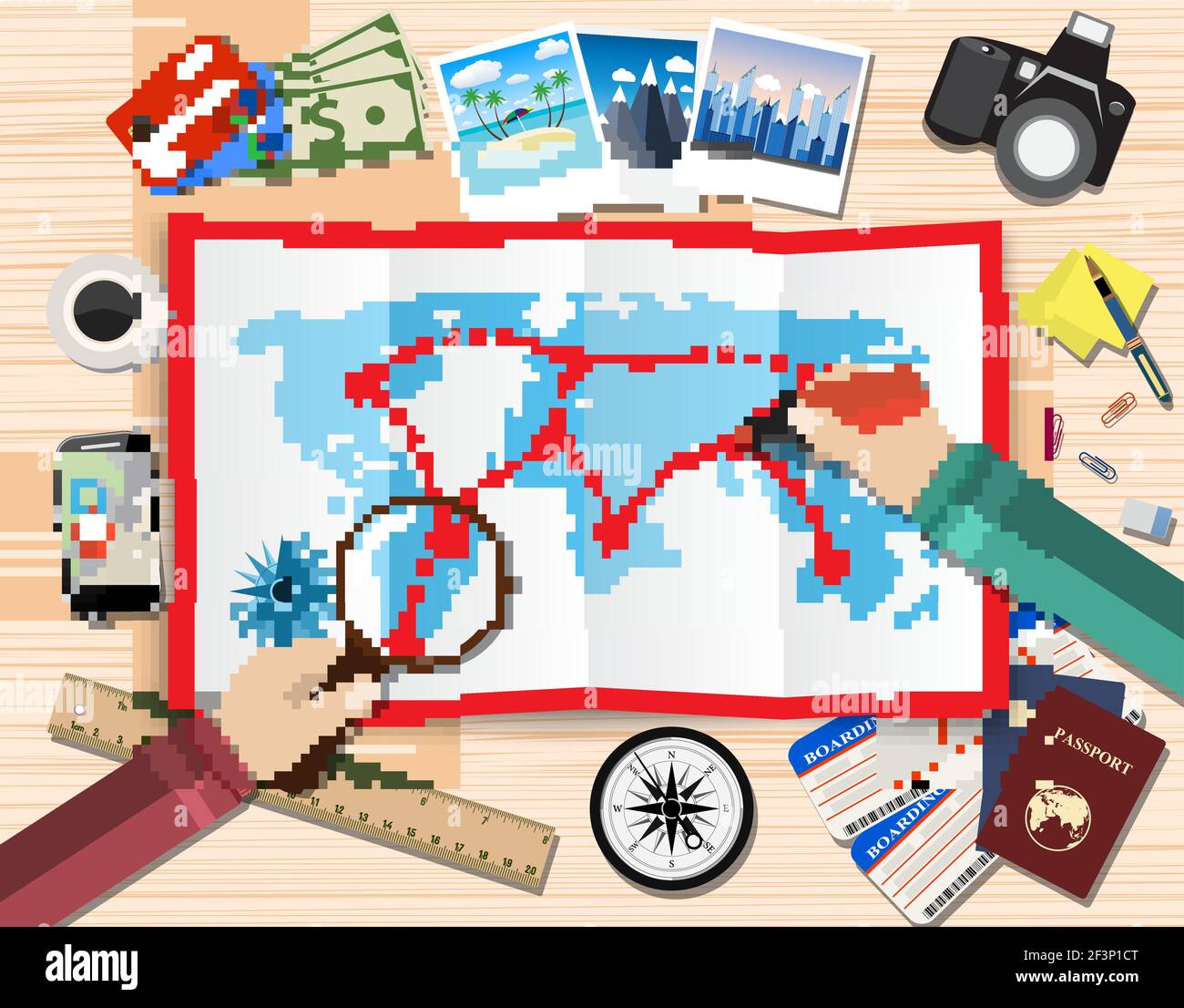 Couple and sea Stock Vector Images - Alamy