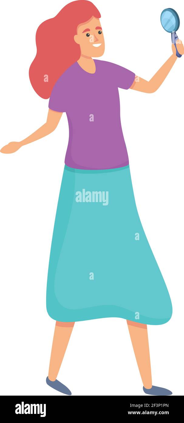 Personality self esteem icon. Cartoon of personality self esteem vector ...