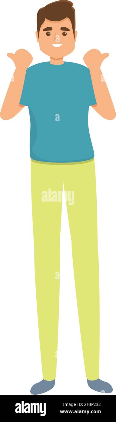 Personal self esteem icon. Cartoon of personal self esteem vector icon ...