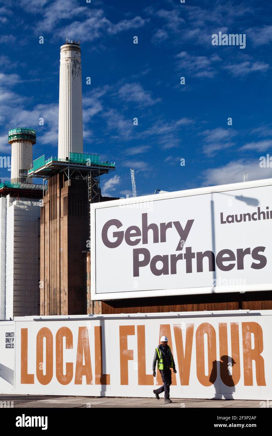 Battersea Power Station redevelopment at the start of Phase 3 ...