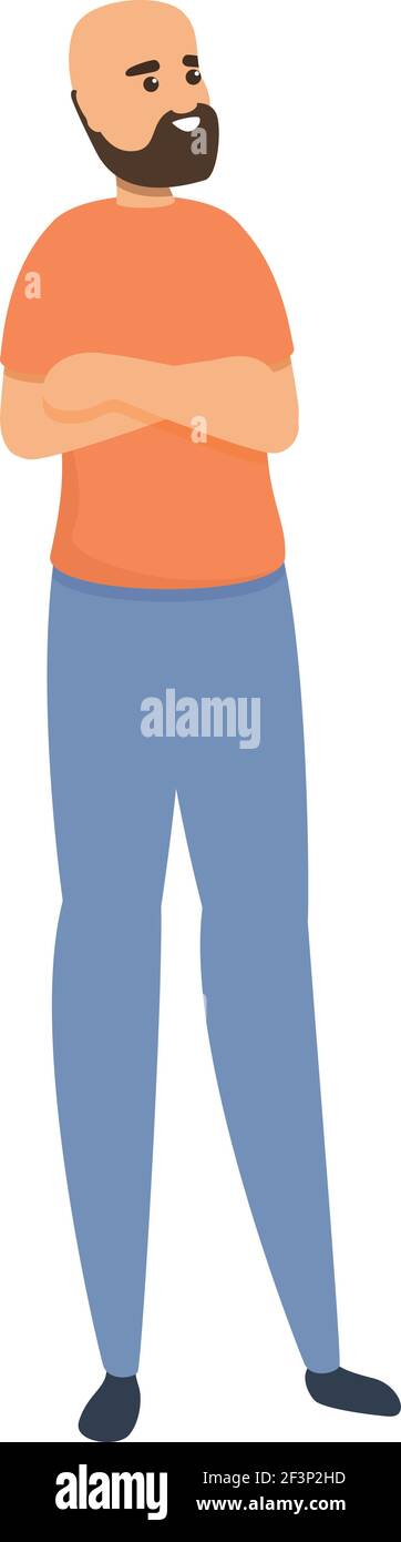 Human self esteem icon. Cartoon of human self esteem vector icon for ...