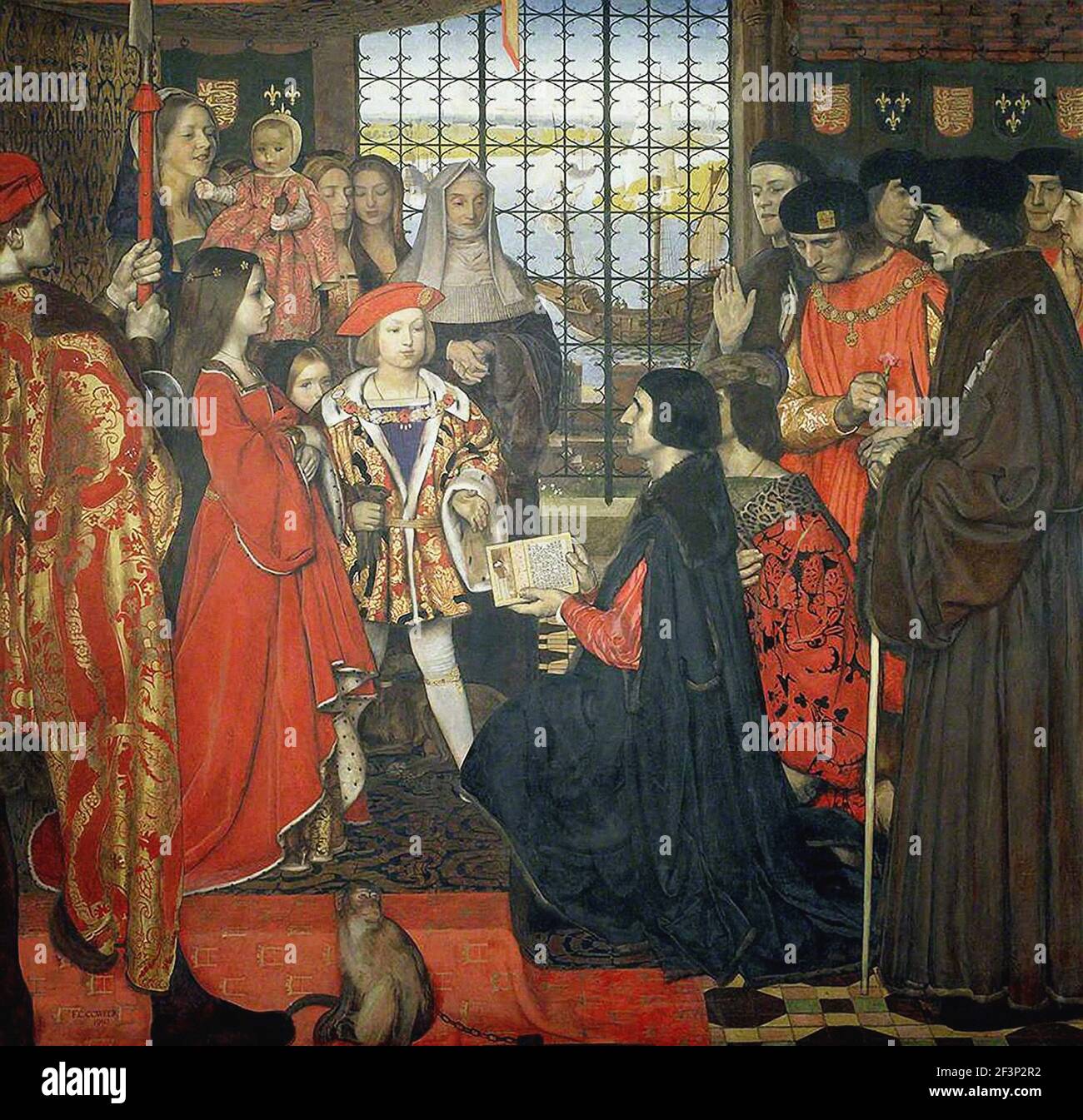 Frank Cadogan Cowper vintage art Stock Photo - Alamy