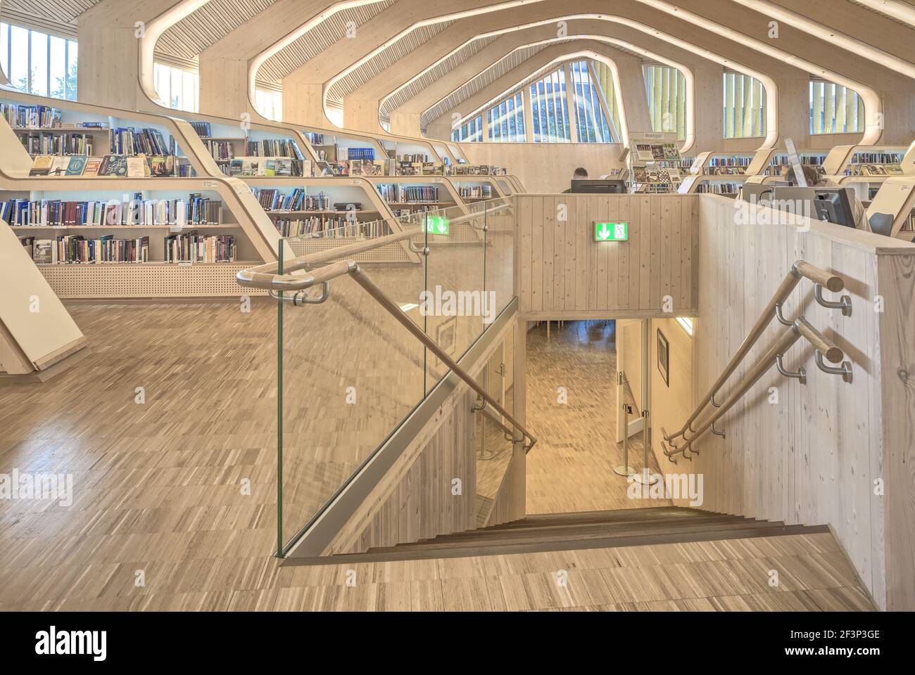 Vennesla Library. Vennesla, Norway Stock Photo - Alamy