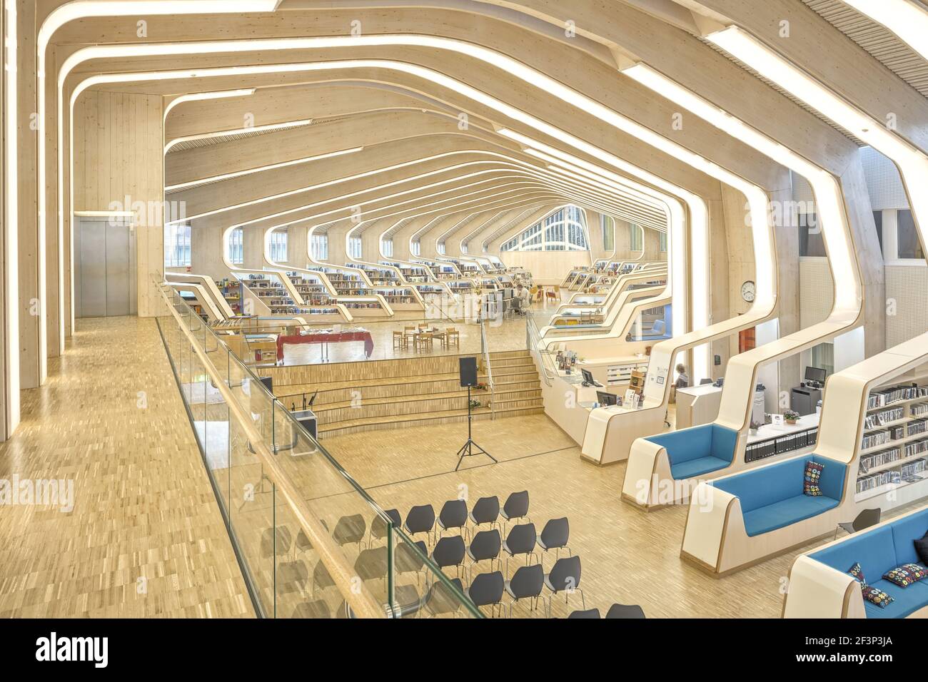 Vennesla Library. Vennesla, Norway Stock Photo - Alamy
