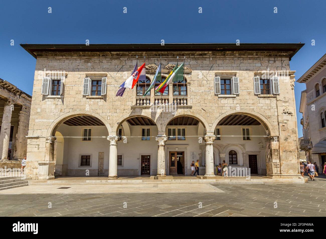 The Town Hall - Pula City Government Office, - Gradska uprava - Forum ...