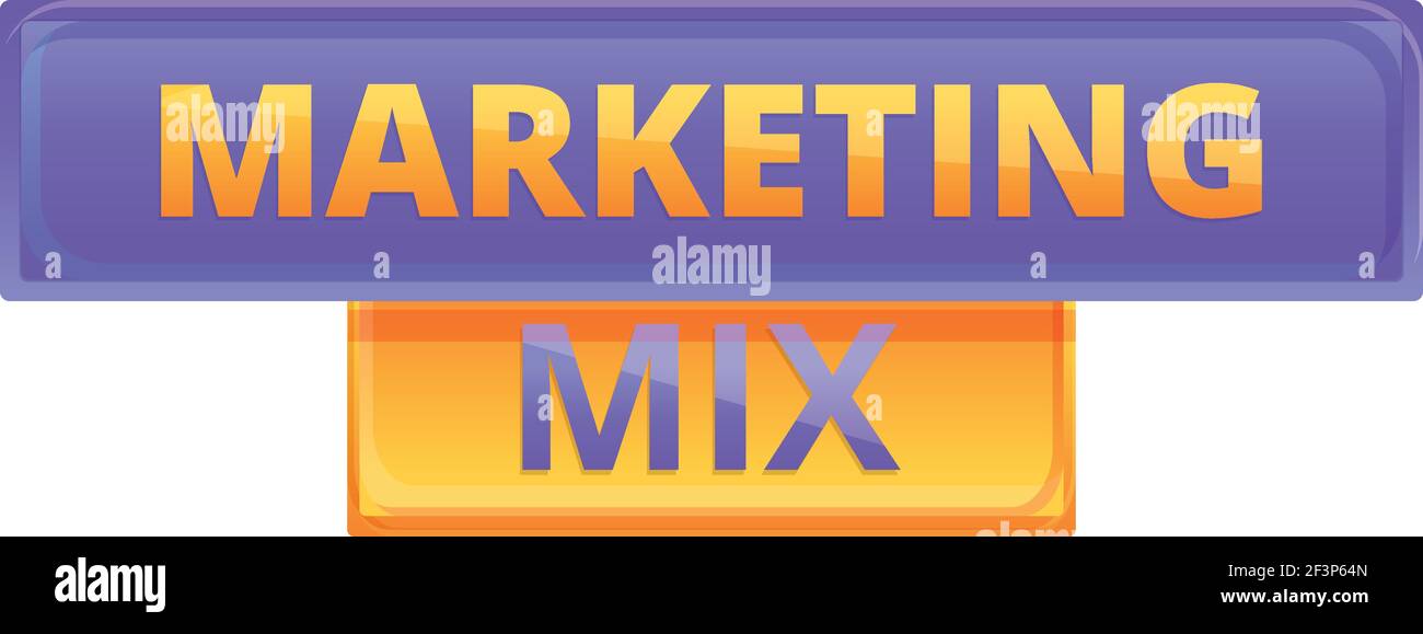 Marketing mix icon. Cartoon of Marketing mix vector icon for web design ...