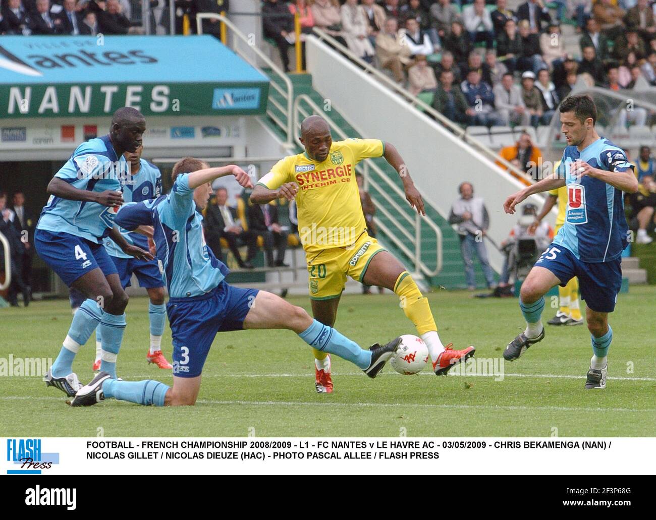 FOOTBALL - FRENCH CHAMPIONSHIP 2008/2009 - L1 - FC NANTES v LE HAVRE AC ...