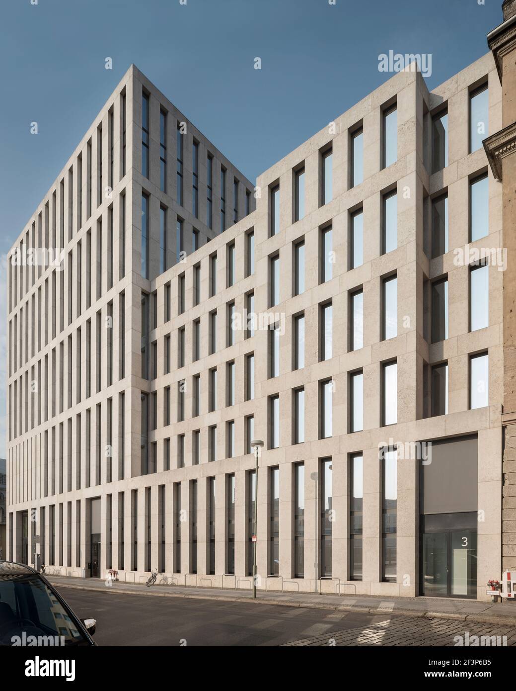 Jacob-und-Wilhelm-Grimm-Zentrum, Berlin, Germany, by Max Dudler Stock ...