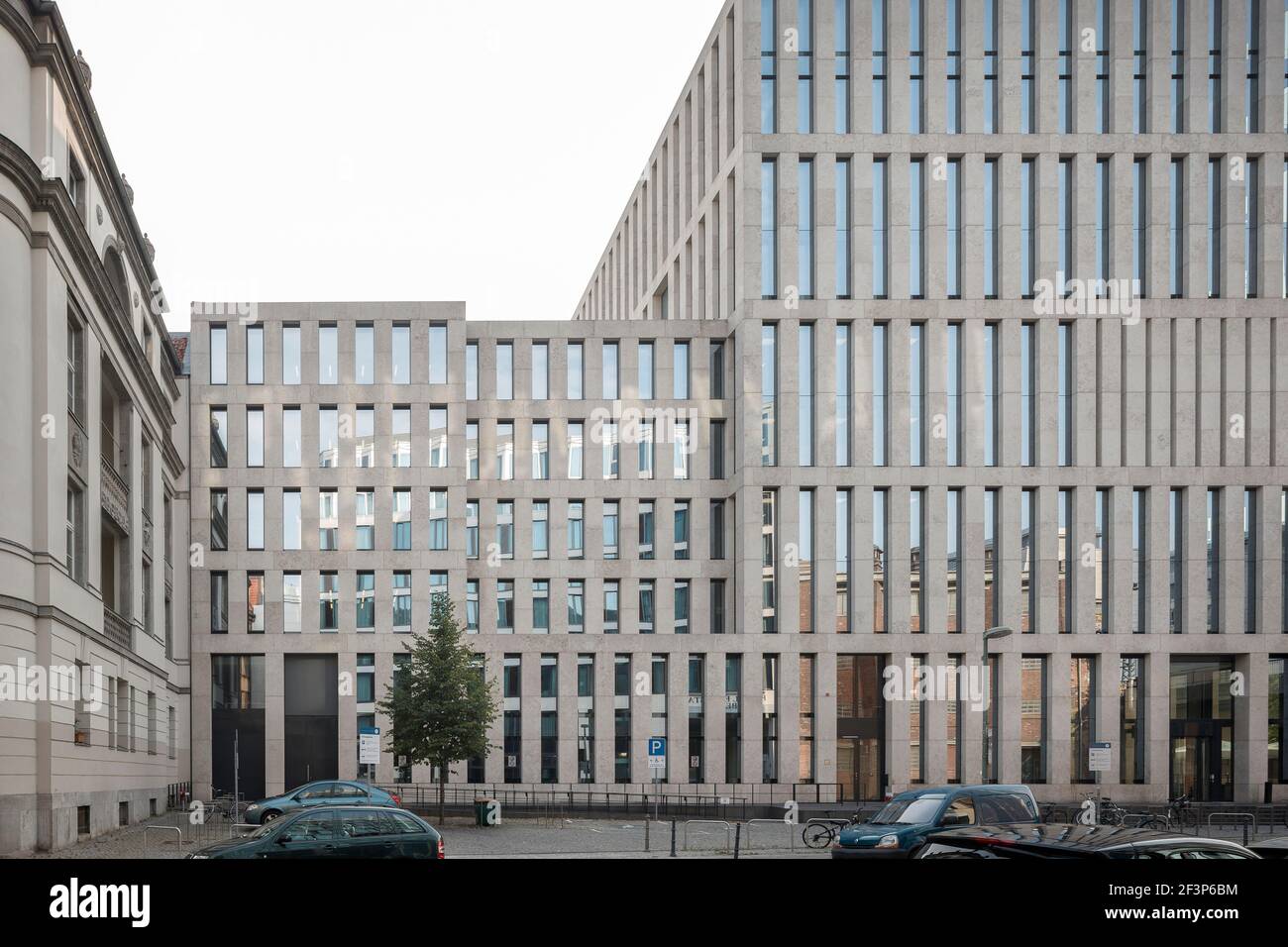 Jacob-und-Wilhelm-Grimm-Zentrum, Berlin, Germany, by Max Dudler Stock ...