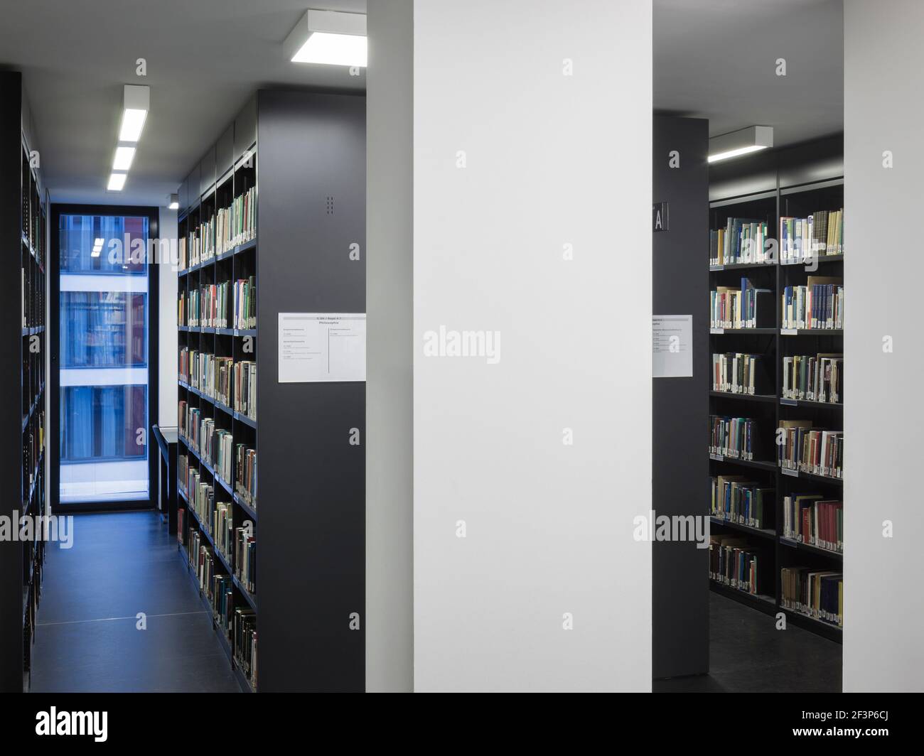 Jacob-und-Wilhelm-Grimm-Zentrum, Berlin, Germany, by Max Dudler Stock ...