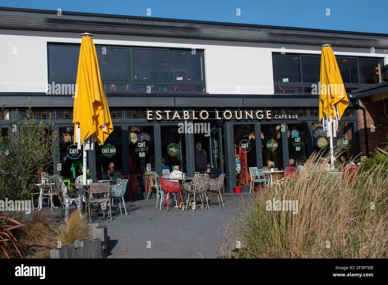 Establo Cafe Bar in Rustington with customers sitting outside at the ...