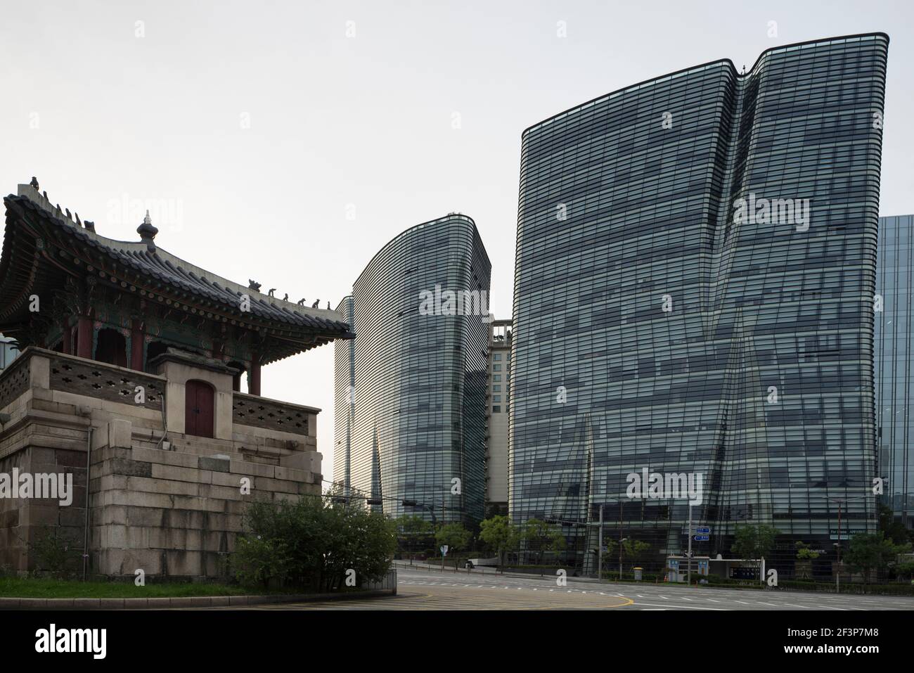 Twin Trees, Seoul South Korea Stock Photo - Alamy