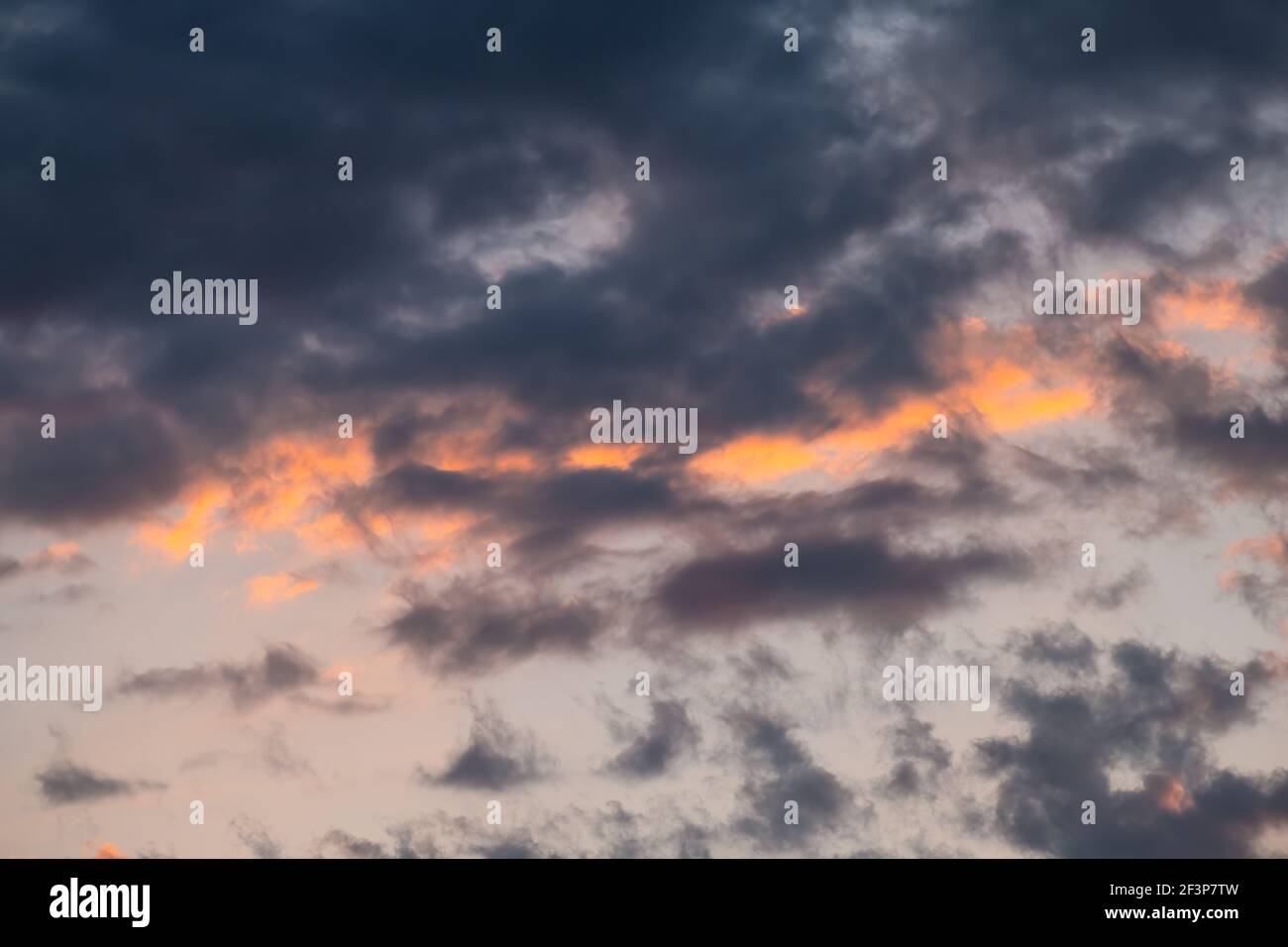Sky grey clouds summer sunrise dawn hi-res stock photography and images ...