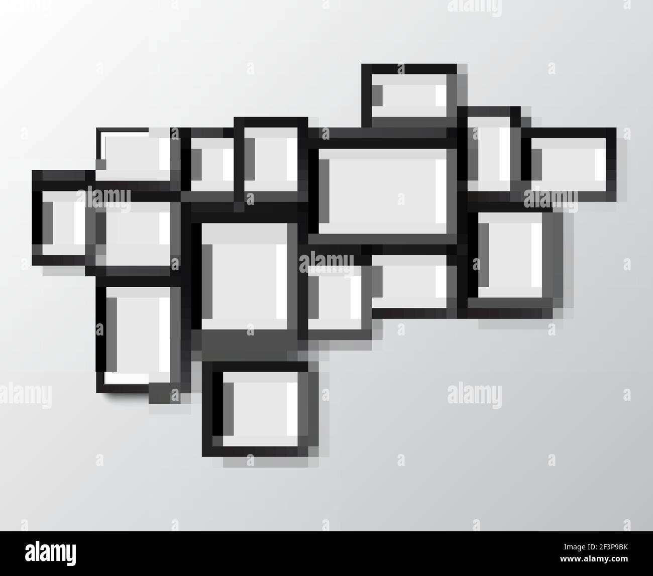 set of picture frames Stock Vector Image & Art - Alamy