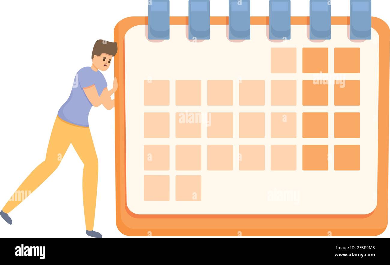 Control time management icon. Cartoon of Control time management vector ...