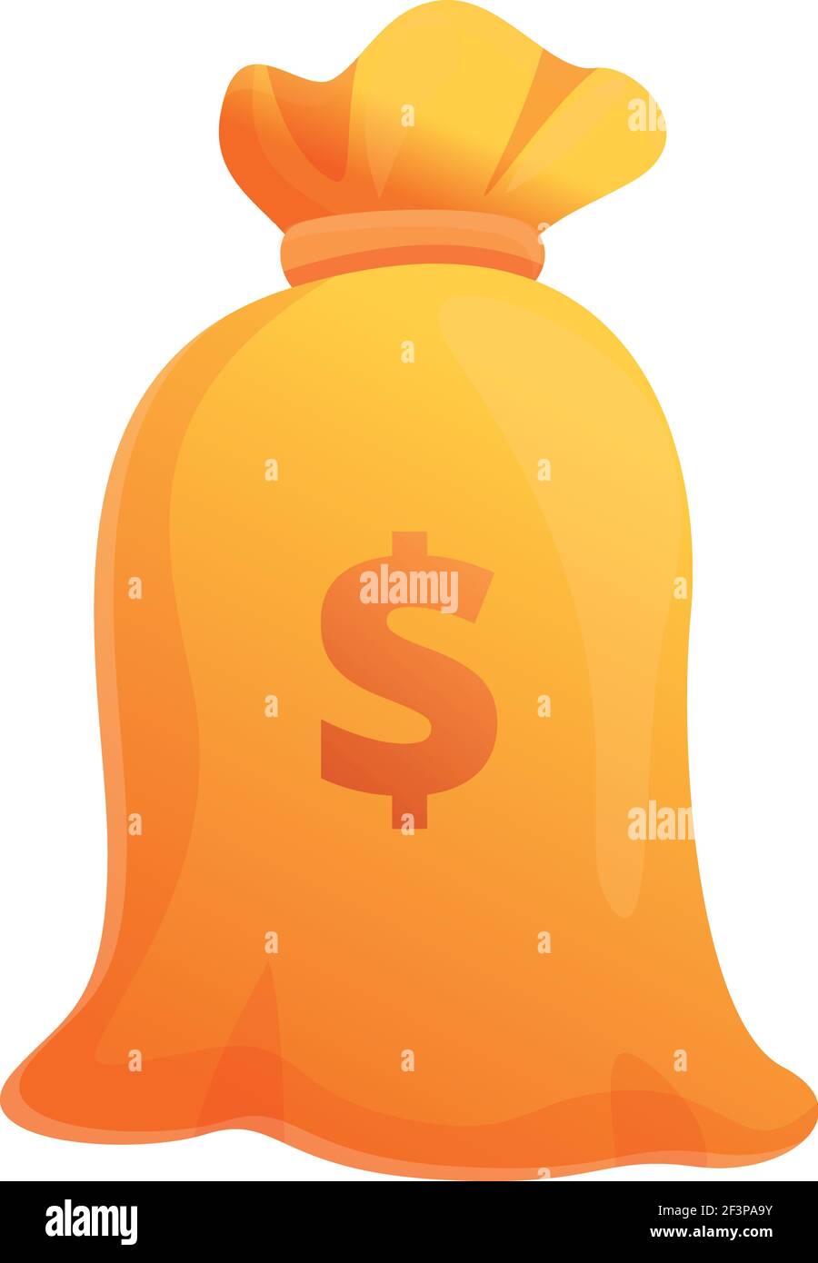 Marketing mix money bag icon. Cartoon of Marketing mix money bag vector ...