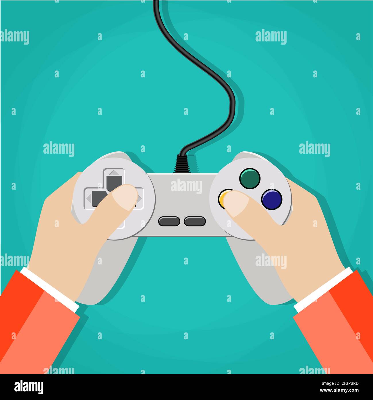 Video game console vintage Stock Vector Images - Alamy