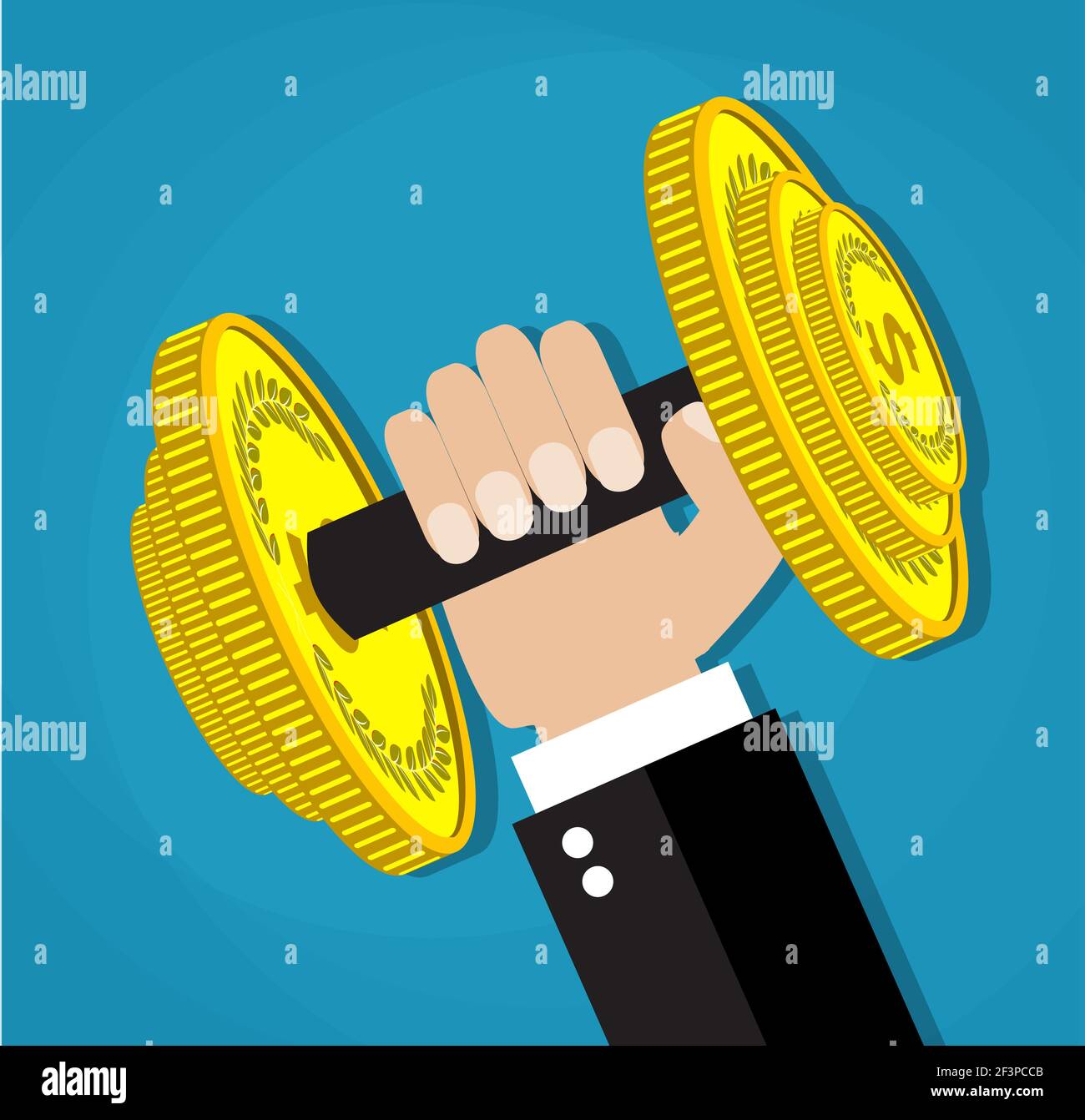 Barbell cartoon hi-res stock photography and images - Alamy