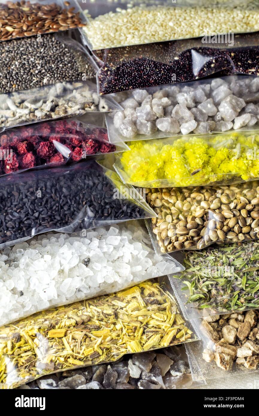 Packaged herbal and mineral ingredients and components for creating ...