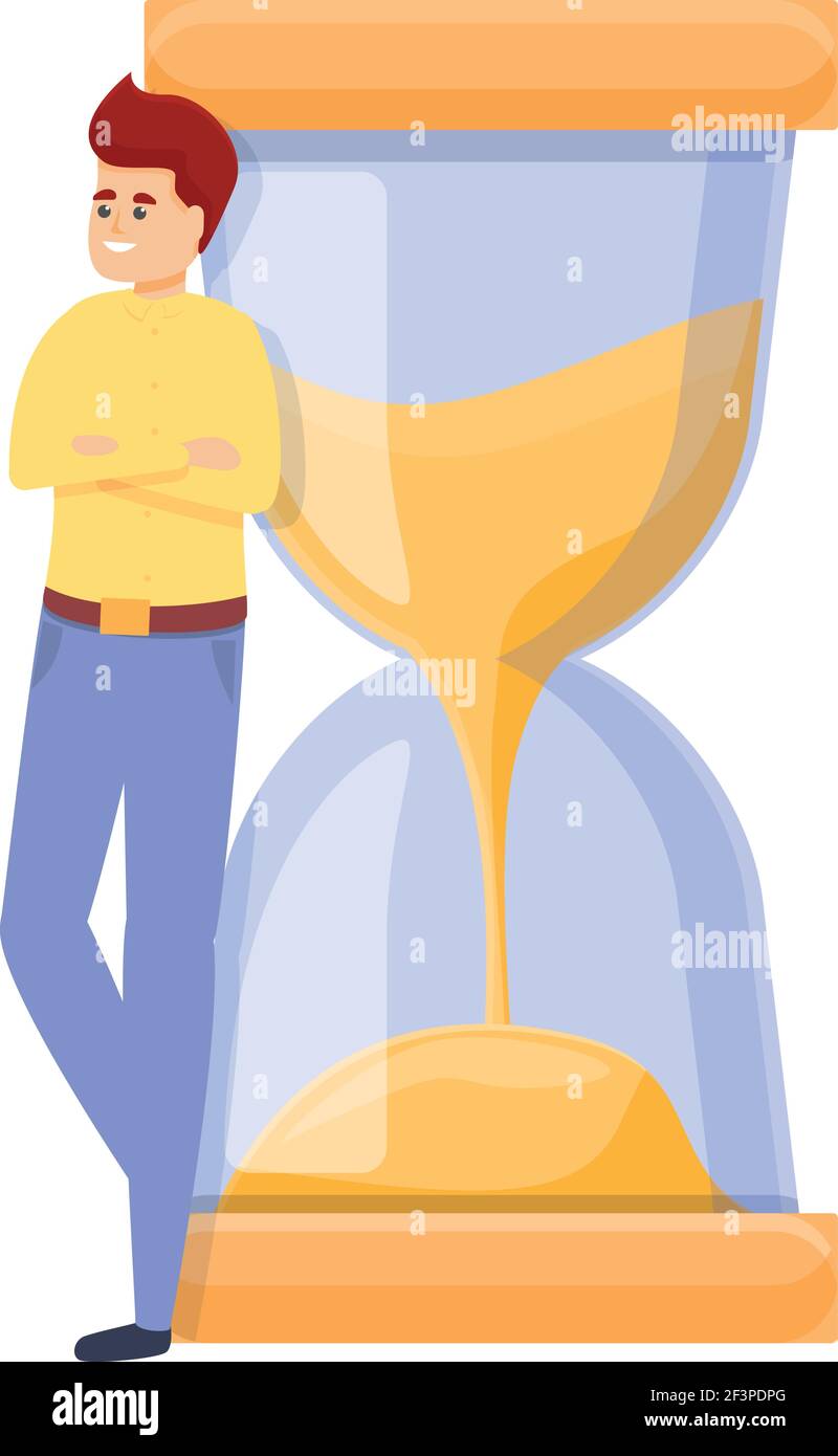 Day time management icon. Cartoon of Day time management vector icon ...
