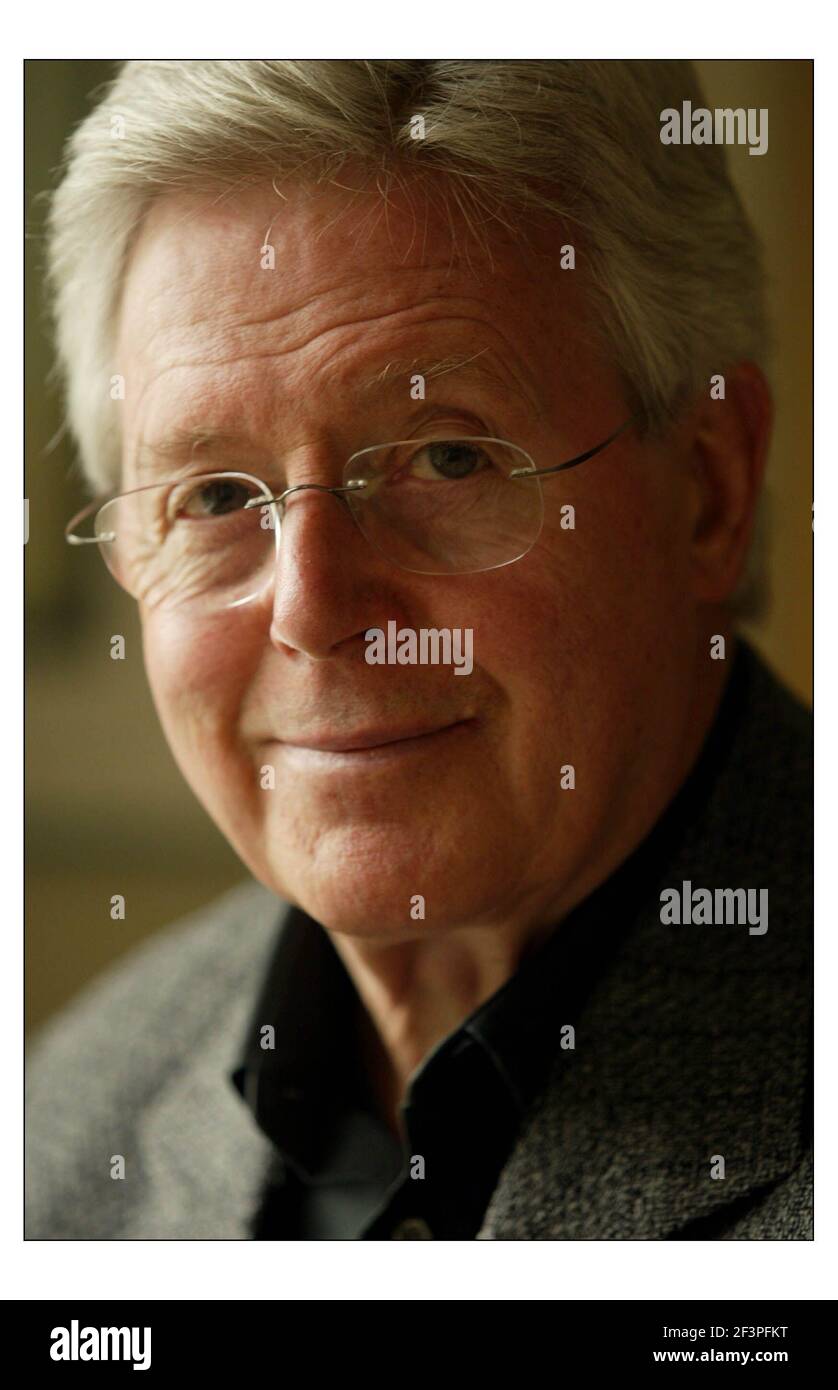 Michael Aspel at home in west London.pic David Sandison 30/4/2004 Stock ...