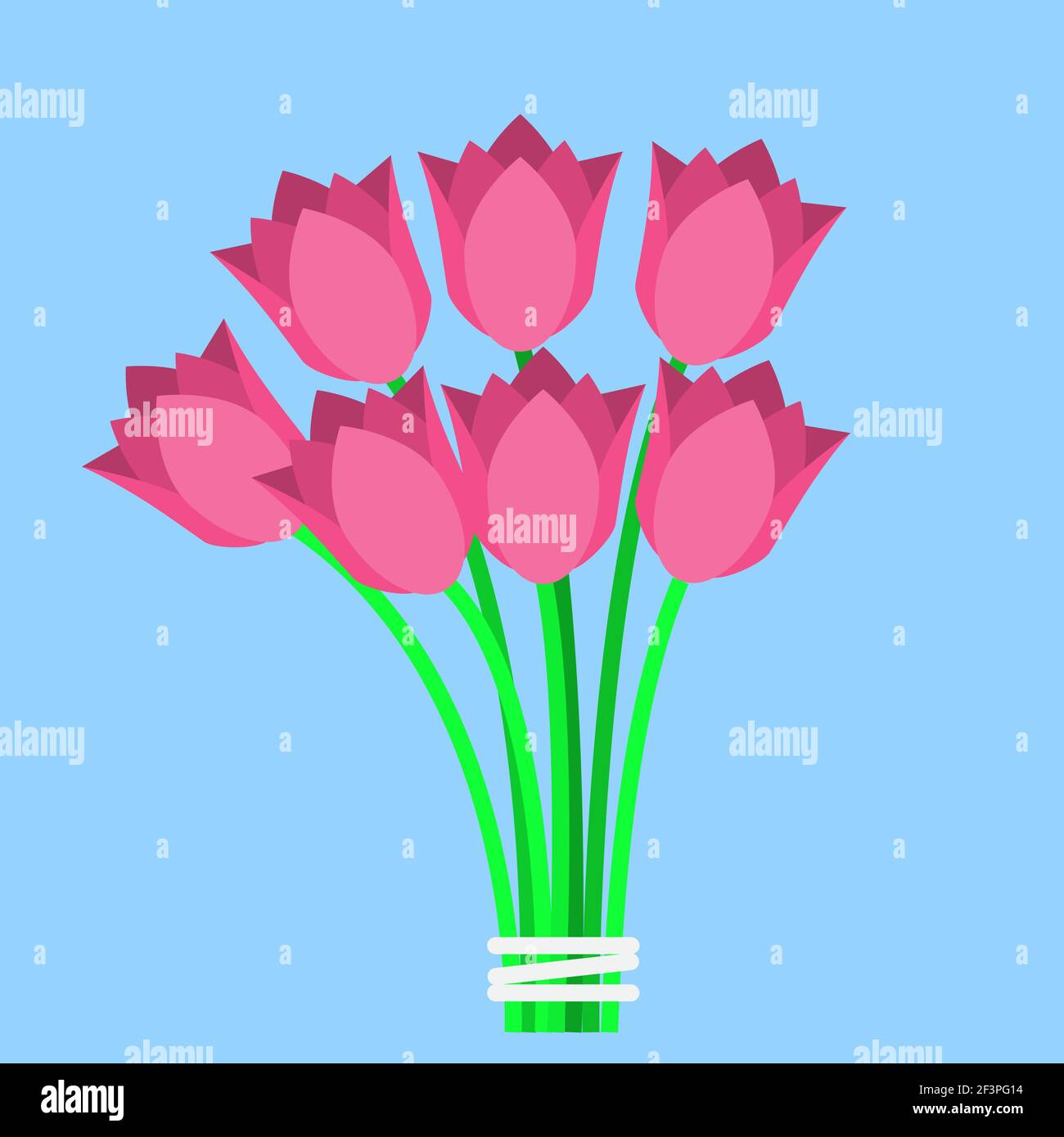 Lovely tulips Stock Vector Images - Alamy