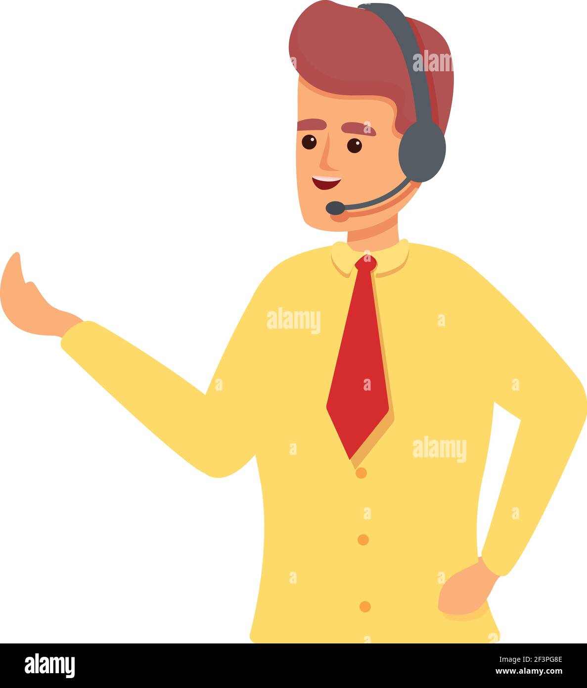 Company personal assistant icon. Cartoon of Company personal assistant ...