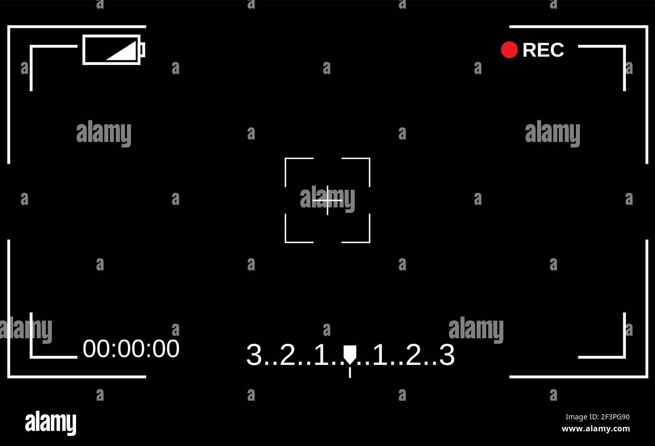 Template focusing screen of the camera Stock Vector Image & Art - Alamy
