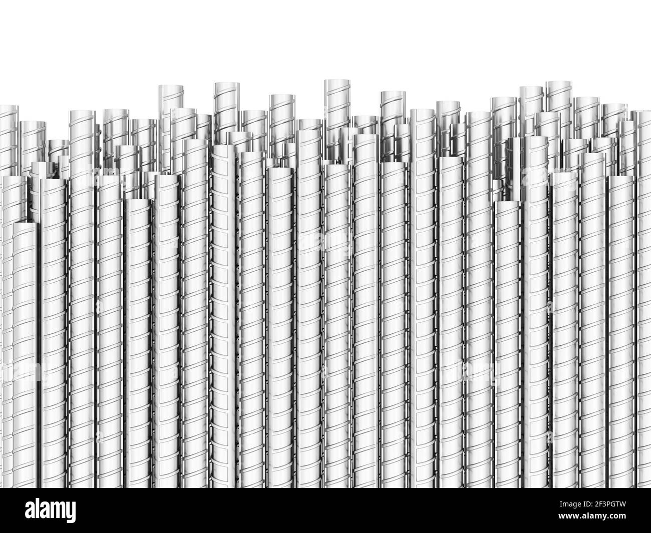 Reinforcement bars 3d render hi-res stock photography and images - Alamy