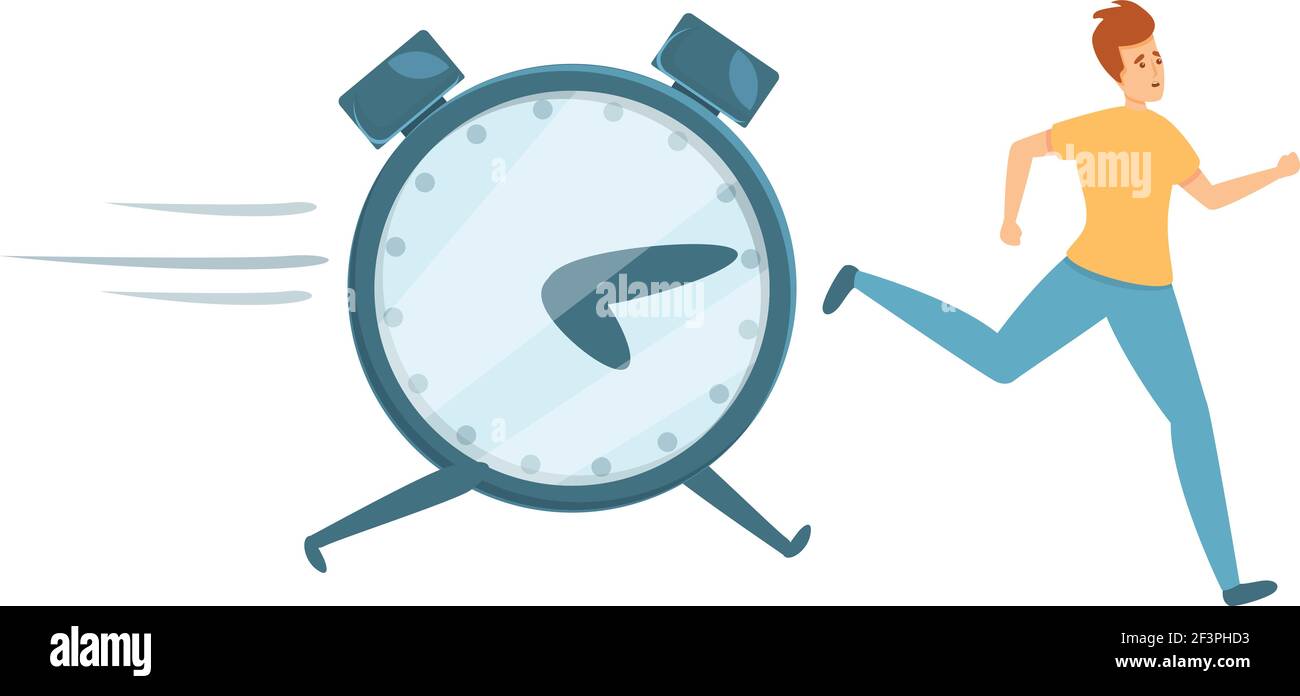 Speed time management icon. Cartoon of Speed time management vector ...